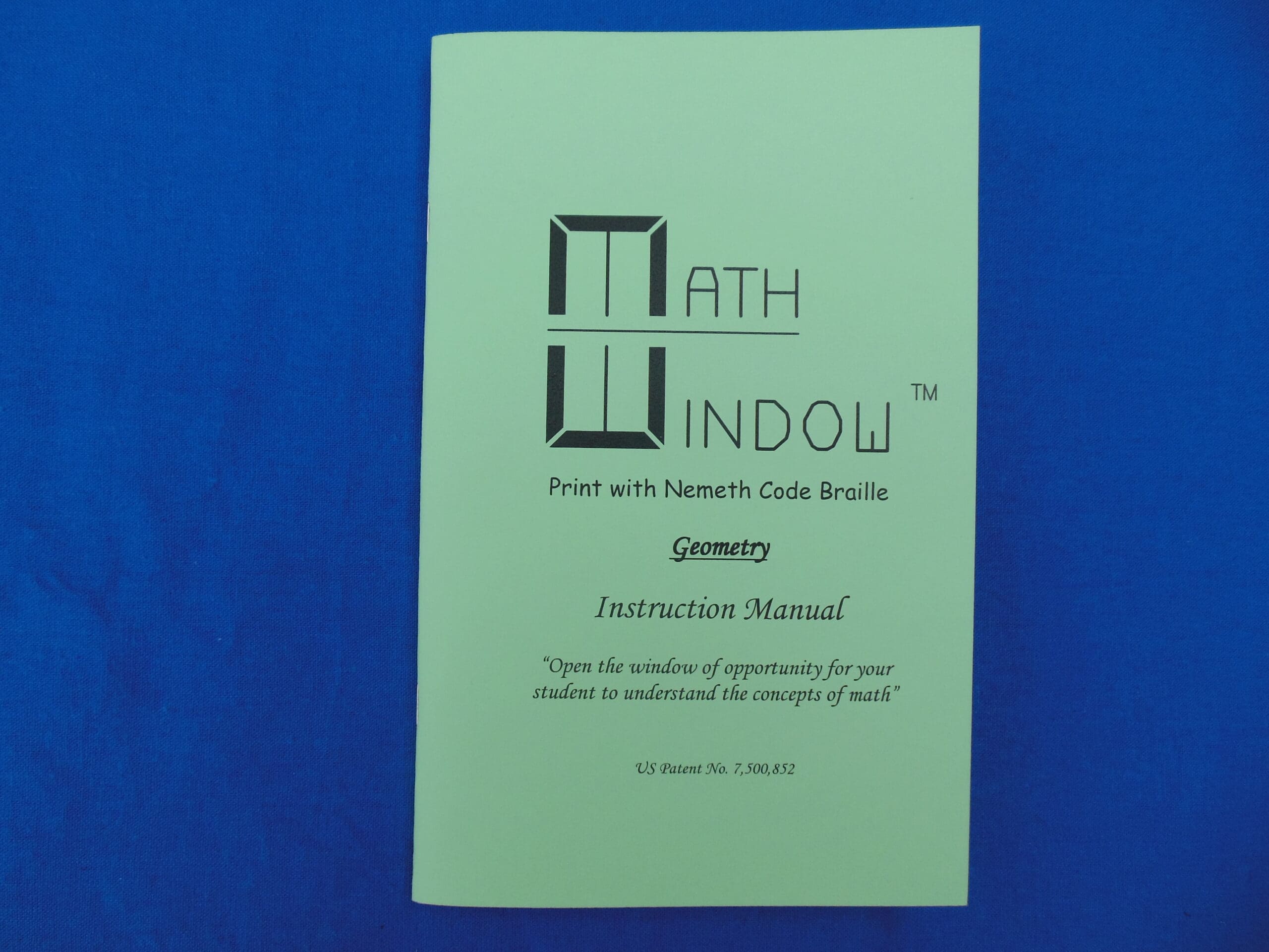 Geometry Instruction Manual