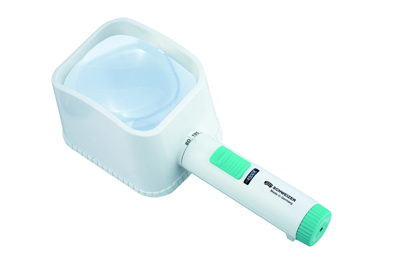 OKOLUX Plus Illuminated Stand Magnifier 3X (8D), 100x75mm